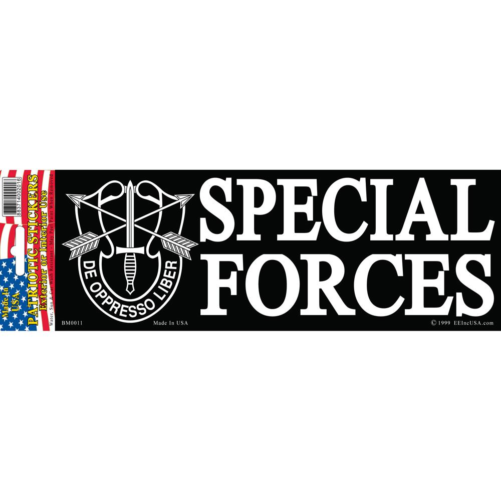 SPECIAL FORCES BUMPER STICKER – PATRIOTIC CENTRAL