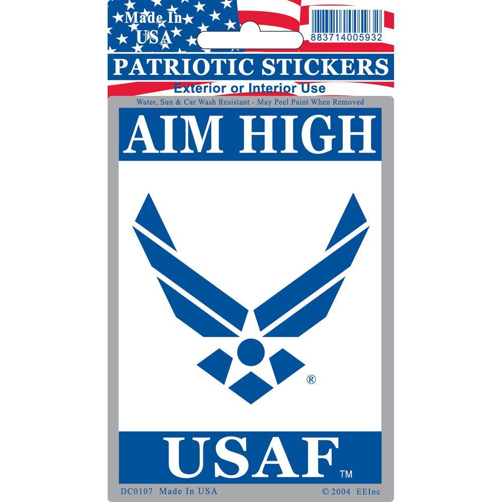 US AIR FORCE SYMBOL STICKER – PATRIOTIC CENTRAL