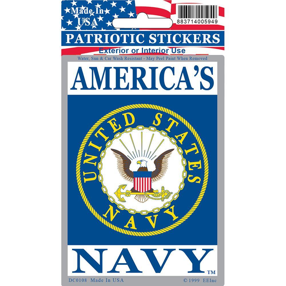 US NAVY LOGO STICKER – PATRIOTIC CENTRAL