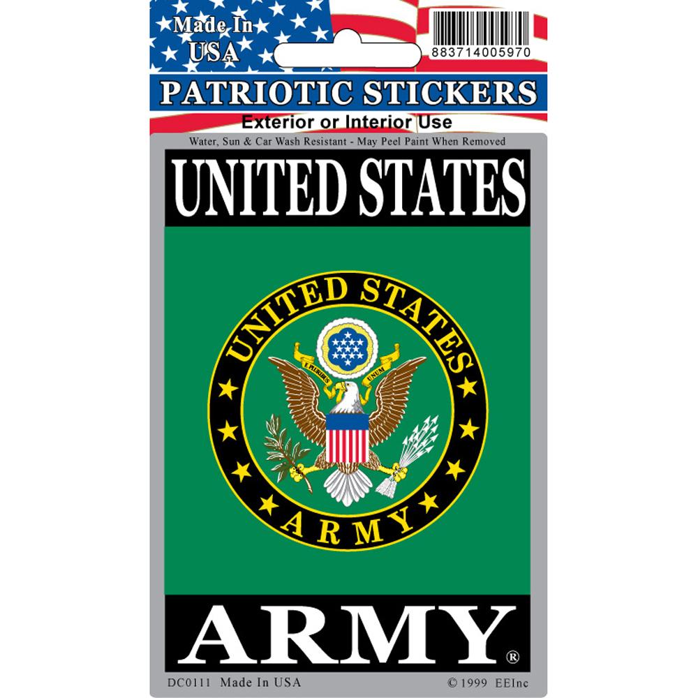 ARMY SYMBOL STICKER – PATRIOTIC CENTRAL