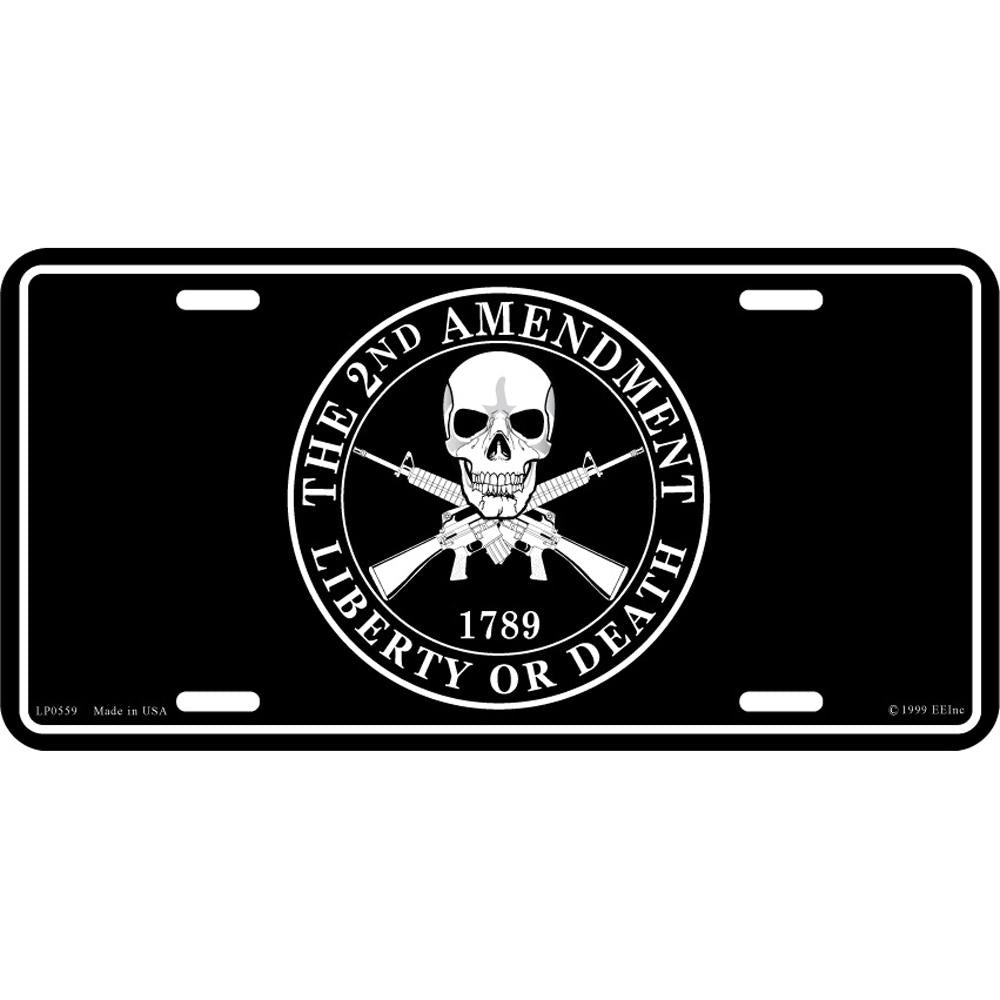 2ND AMENDMENT LICENSE PLATE – PATRIOTIC CENTRAL